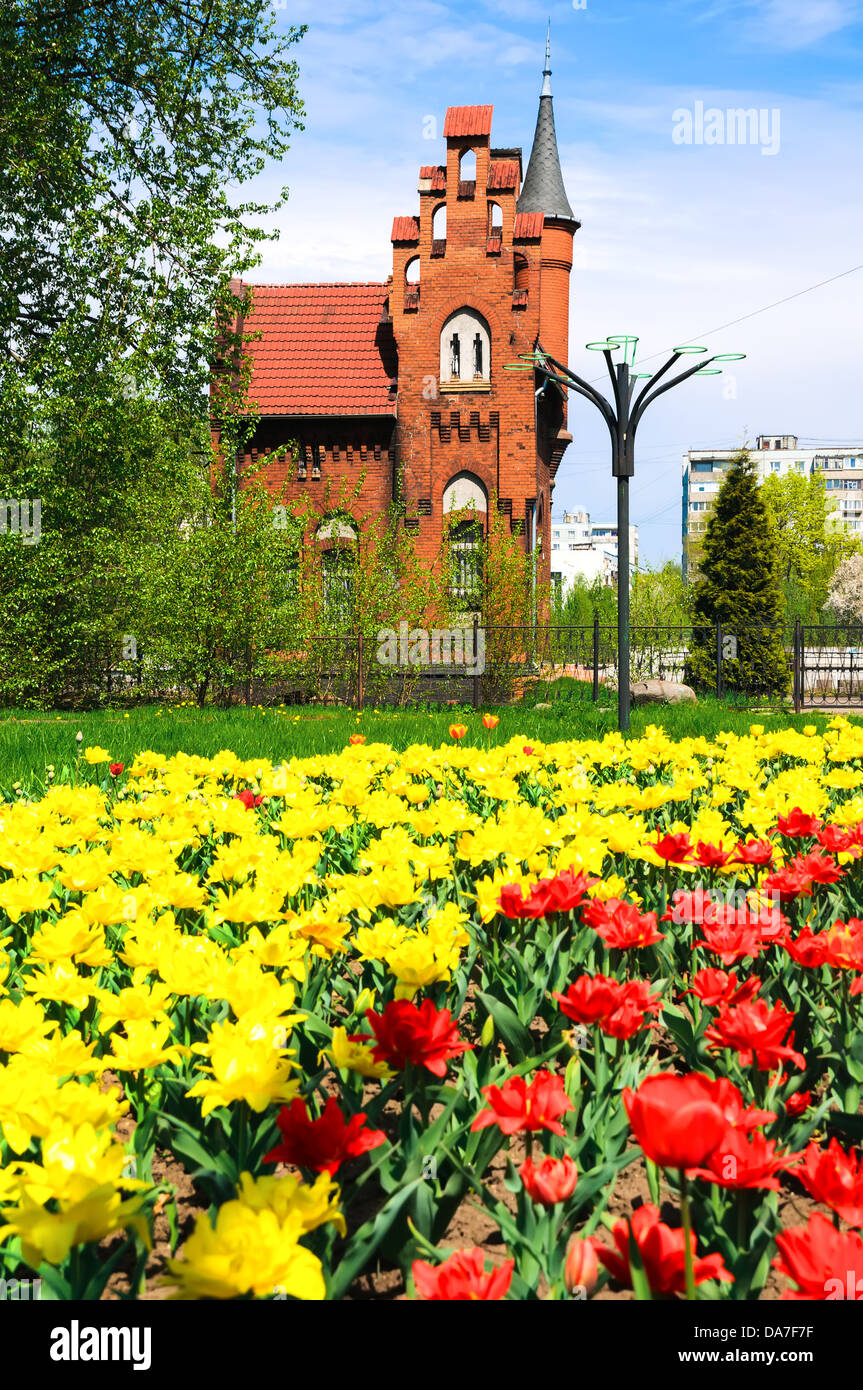 Old german architecture in Kaliningrad (Kenigsberg). Russia Stock Photo ...