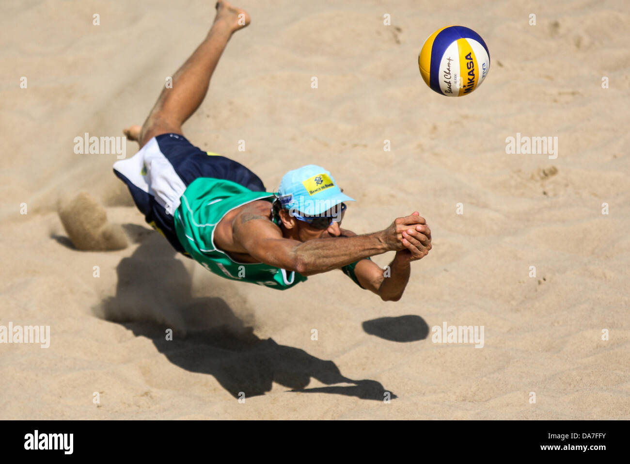 Stare Jablonki, Poland. 6th July, 2013. Beach Volleyball World ...