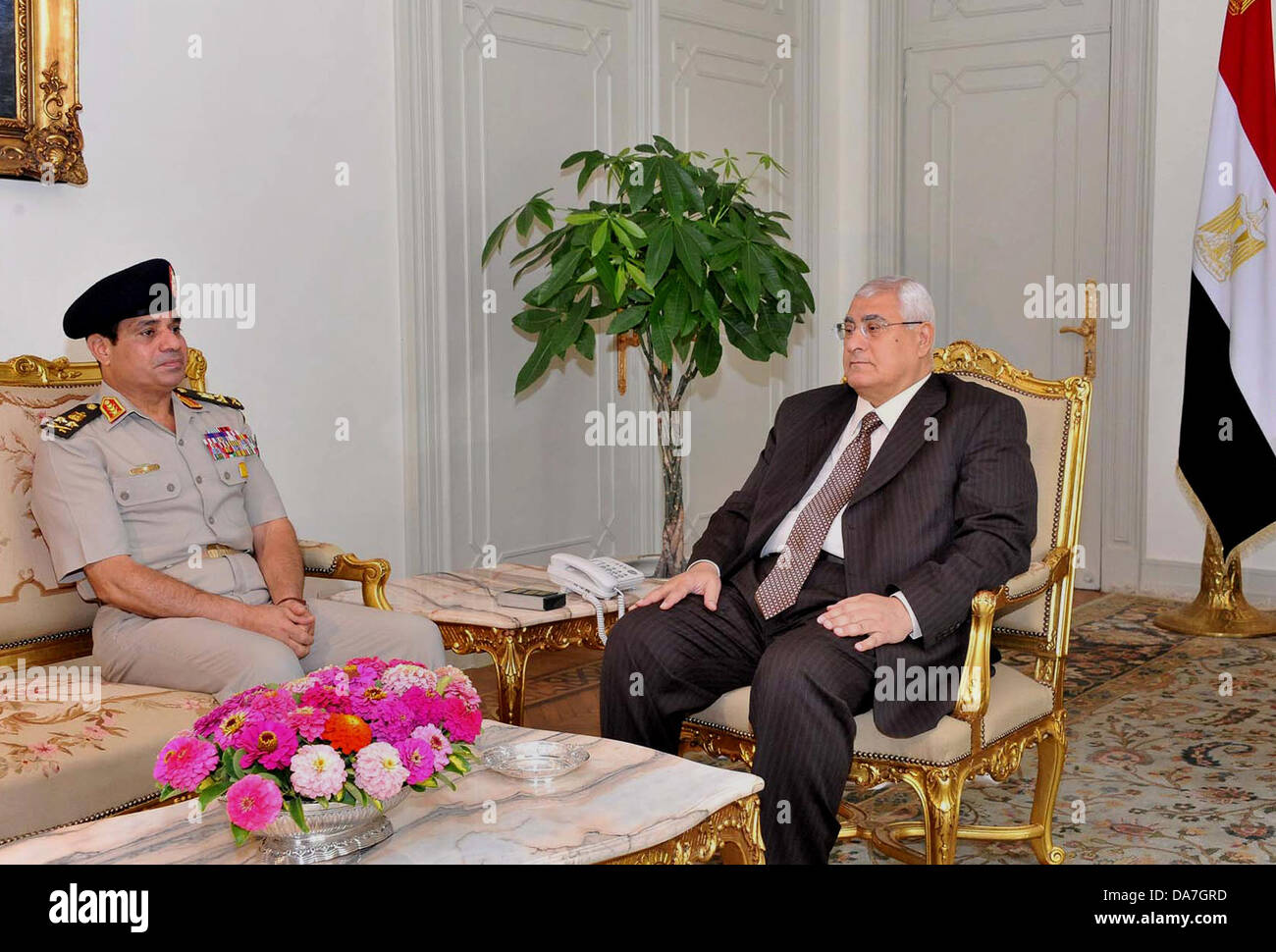Cairo, Egypt. 6th July, 2013. A handout picture released by the ...
