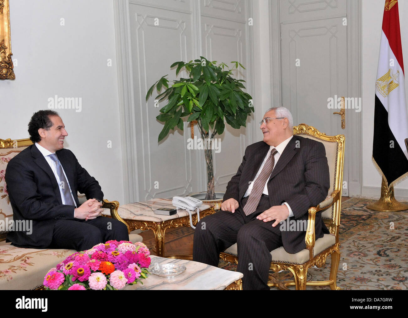 Cairo, Egypt. 6th July, 2013. A handout picture released by the ...