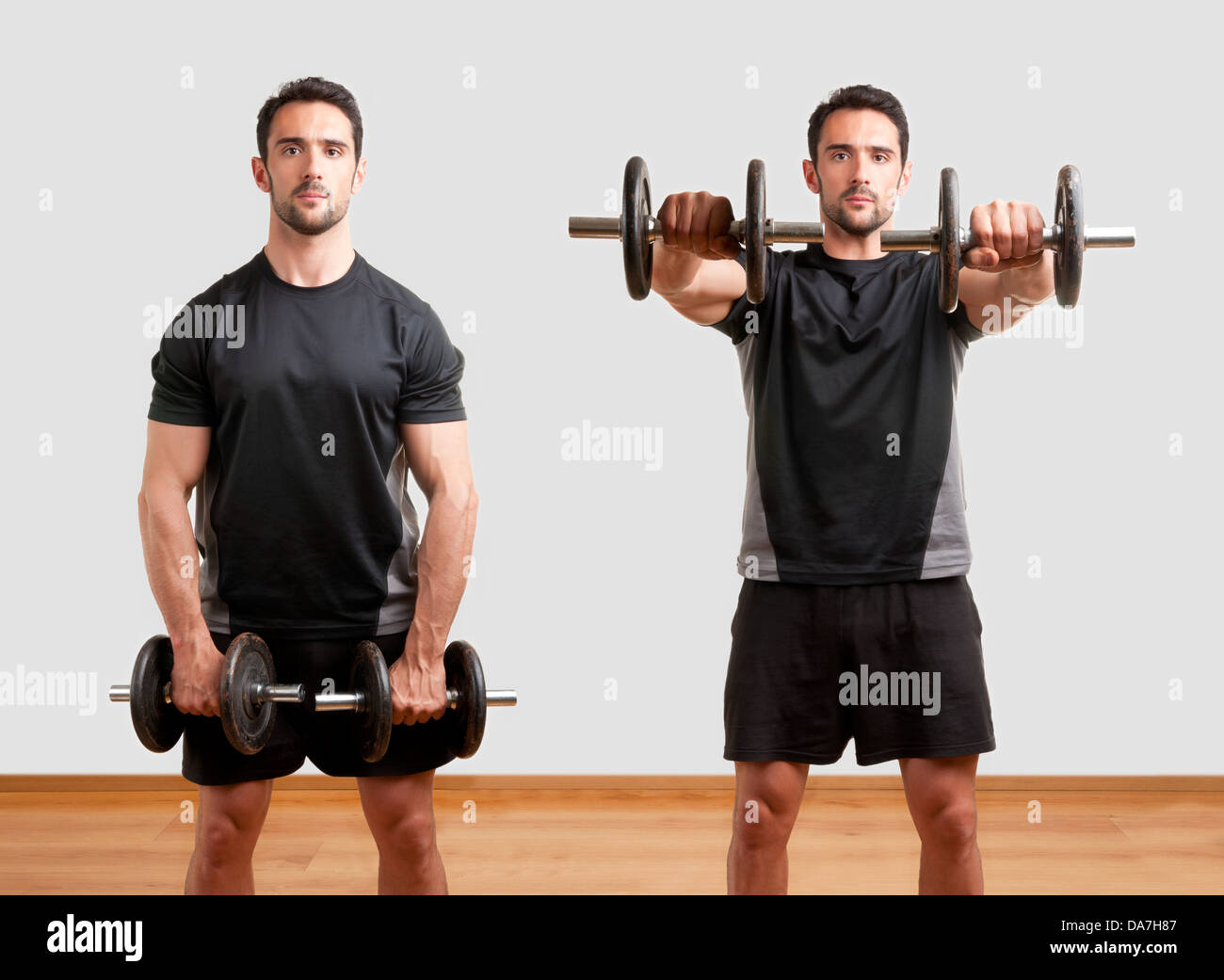 Deltoid exercise hi-res stock photography and images - Alamy