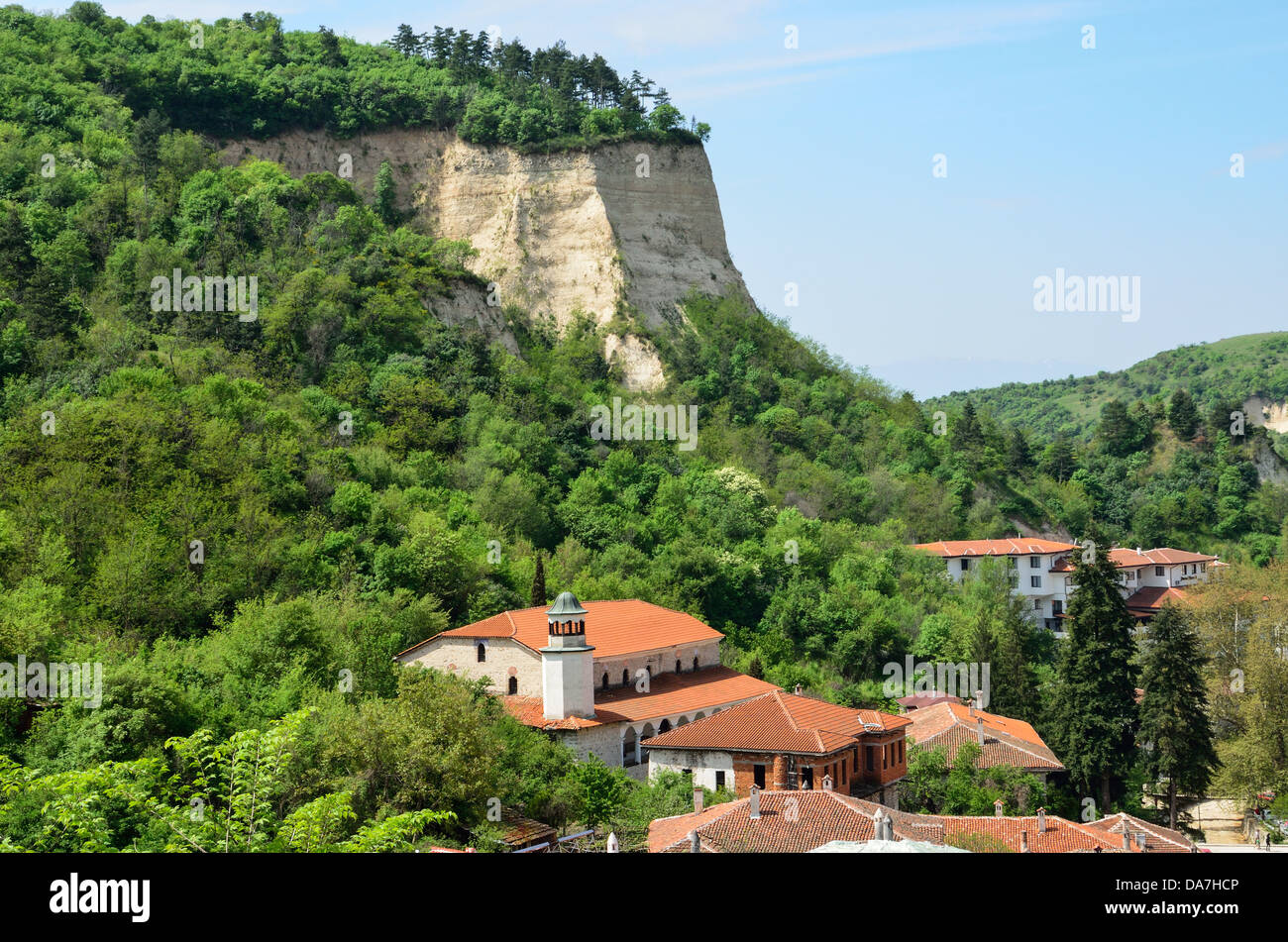 An aerial view of houses in Melnik, Bulgaria Stock Photo - Alamy