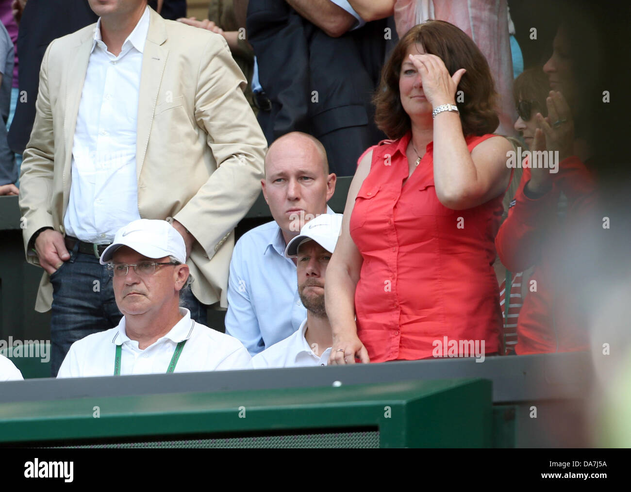 Richard lisicki coach father sabine hi-res stock photography and images ...