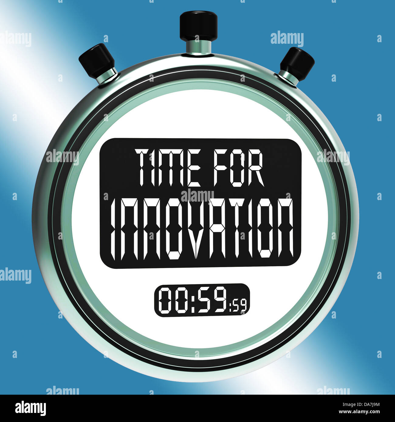 Time For Innovation Meaning Creative Development And Ingenuity Stock ...