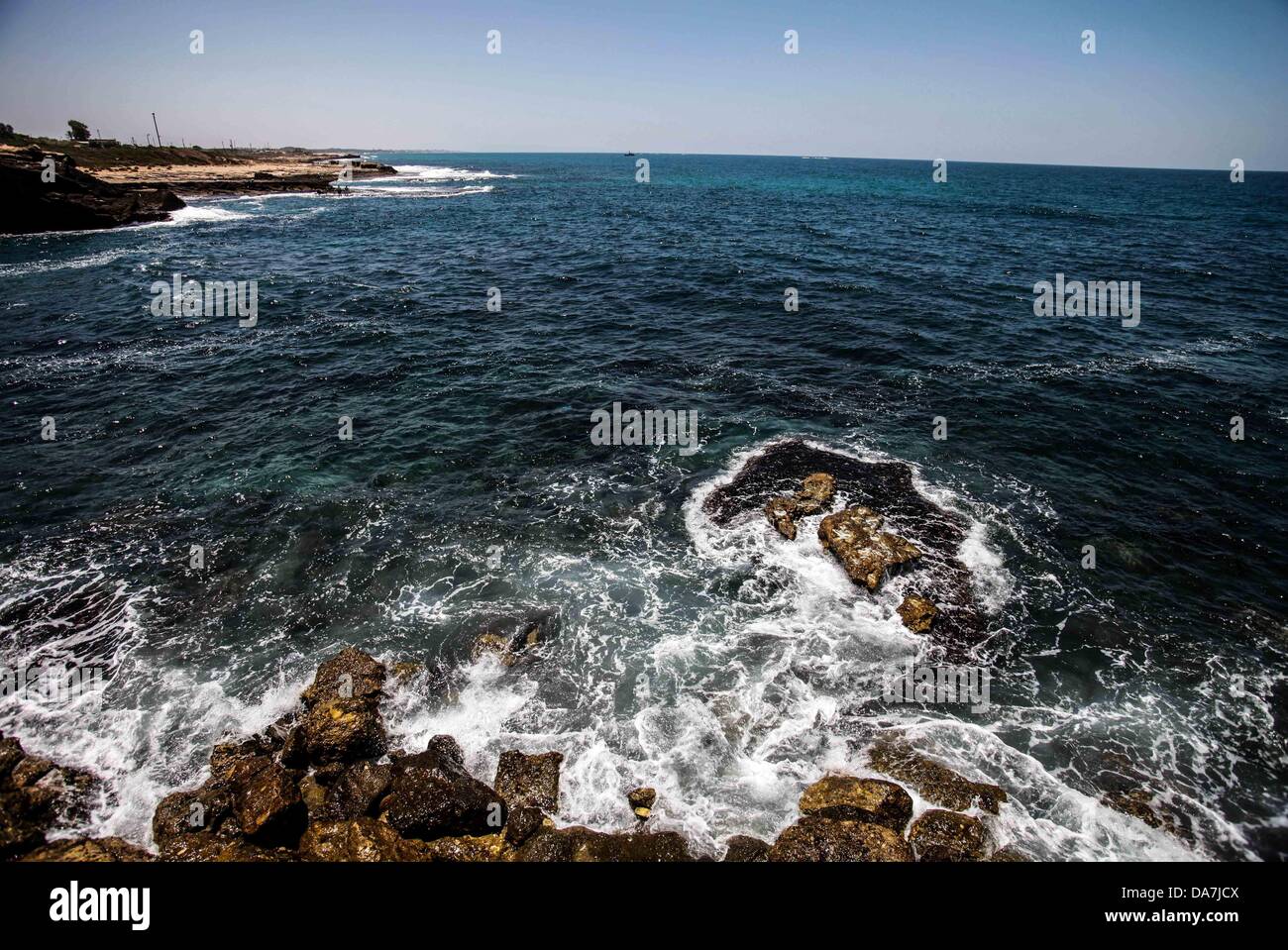 July 5, 2013 - Ras Al-Naqoura, Ras al-Naqoura, Palestinian Territory ...