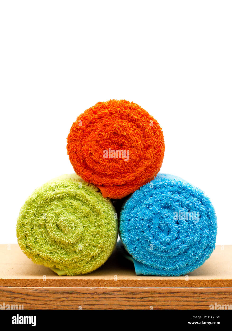 colorful bath towels Stock Photo - Alamy