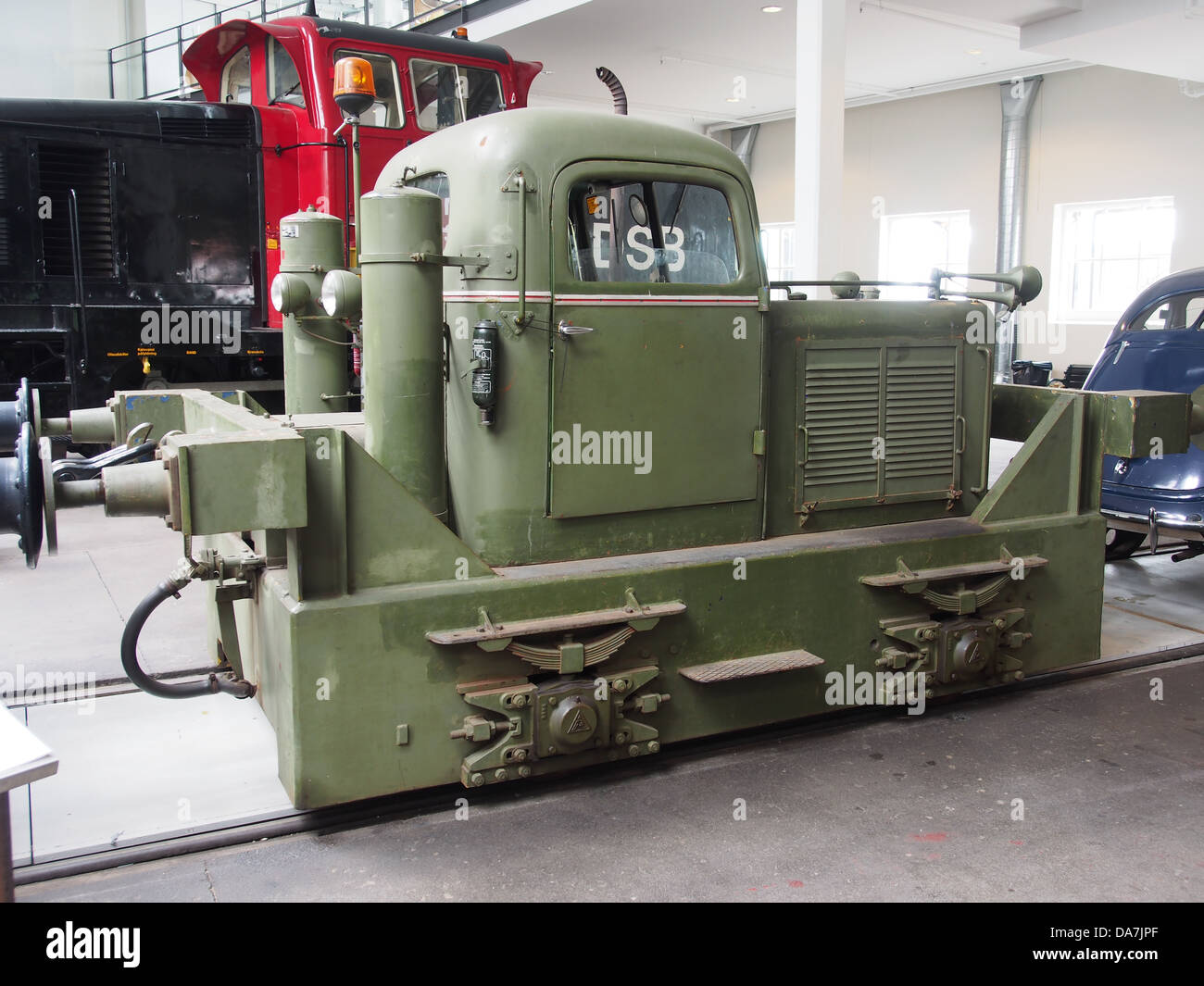 This image shows a 1954 shunting engine from Pedershaab Maskinfabrik ...
