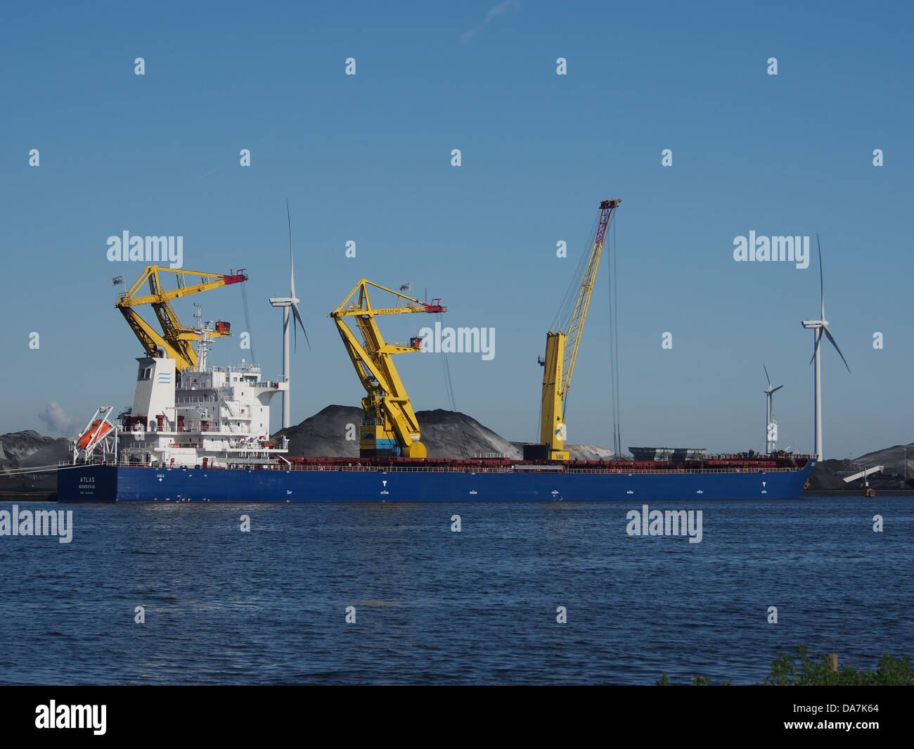 The ATLAS, a vessel identified by IMO number 9642368 and MMSI 636015791 ...