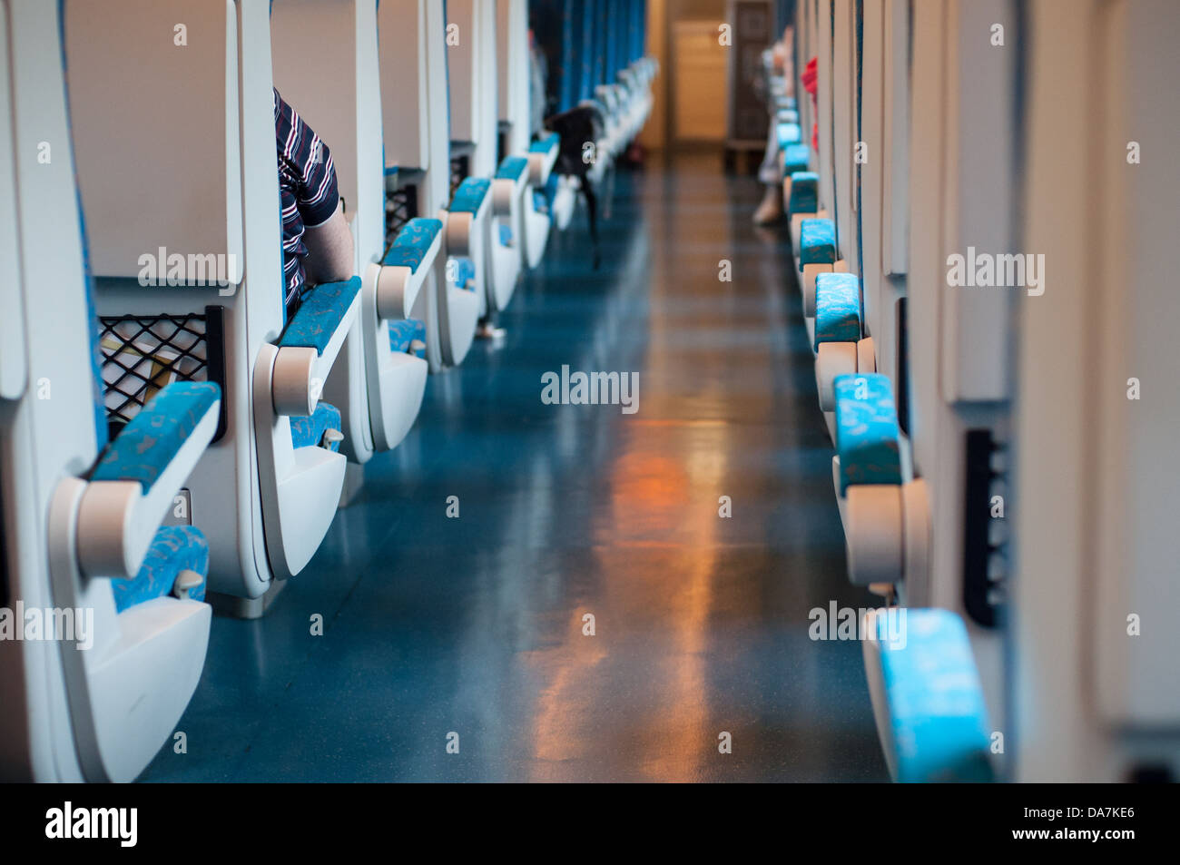 inside of the modern train Stock Photo - Alamy