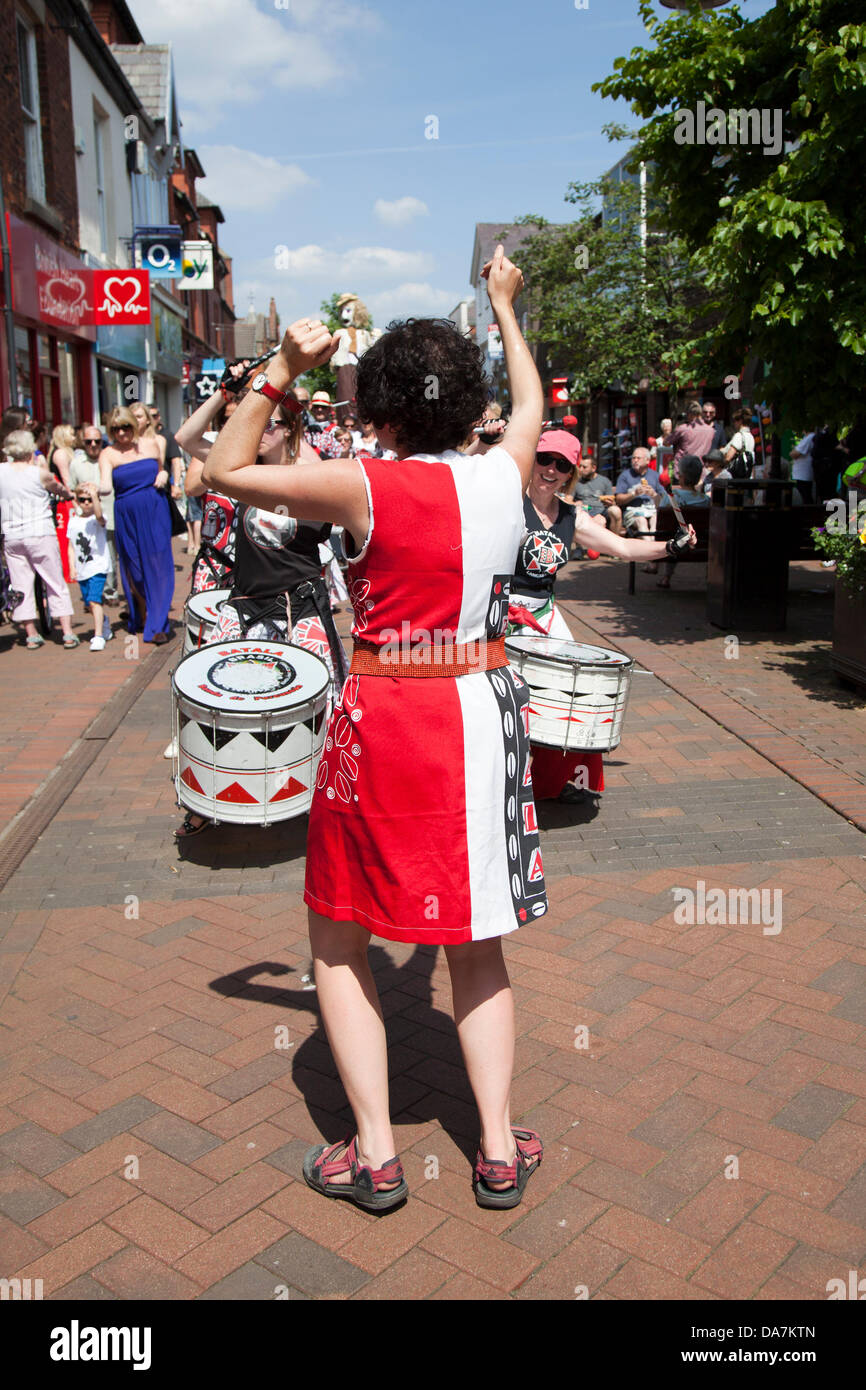 Batala drumming band adding spectacle hi-res stock photography and ...