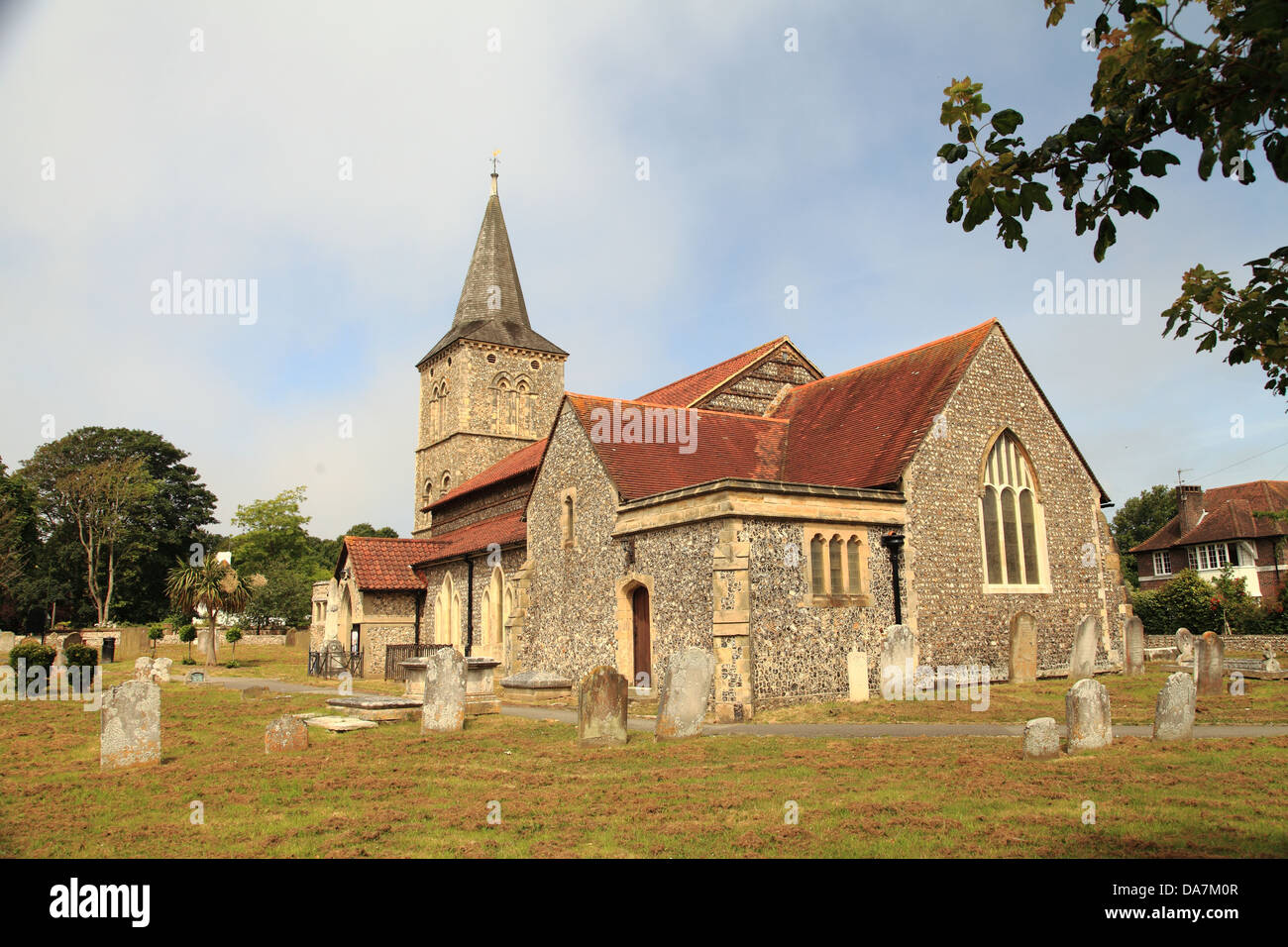 St Michael and All Angels Church Southwick Stock Photo - Alamy
