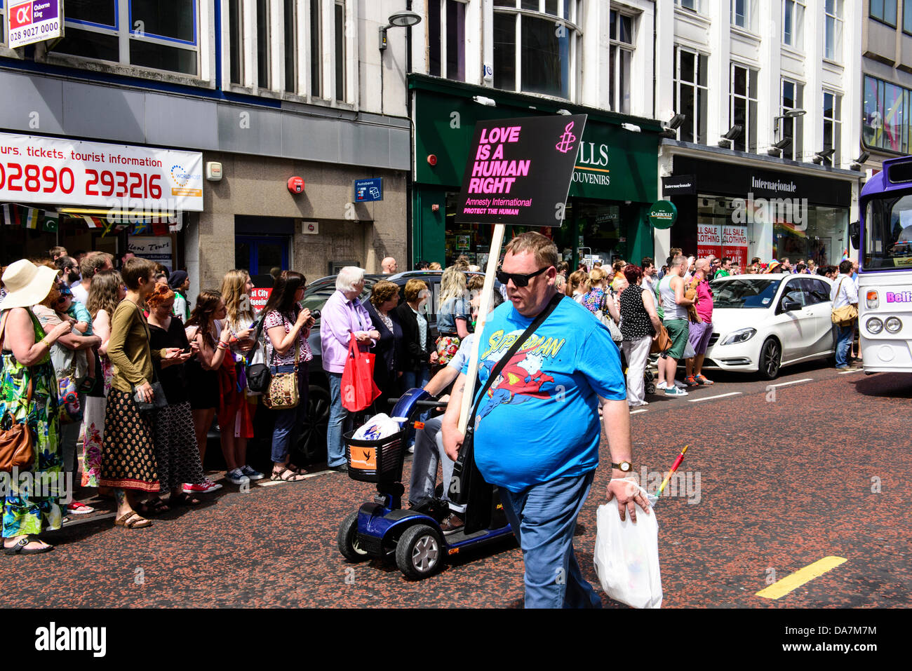 belfast gay pride nortehern ireland 2013 Stock Photo - Alamy