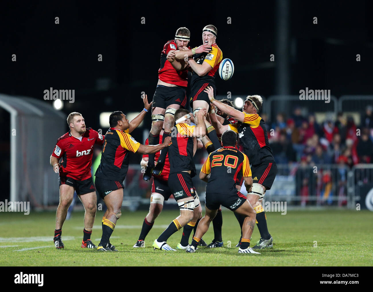 Christchurch, New Zealand. 5th July, 2013. Crusaders versus Chiefs ...