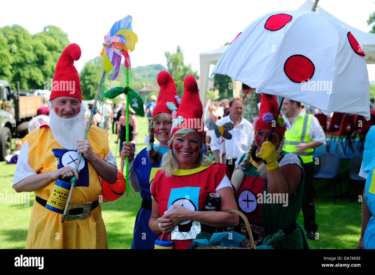 Bakewell Derbyshire,UK.06TH July 2013.Bakewell parade and carnival took ...
