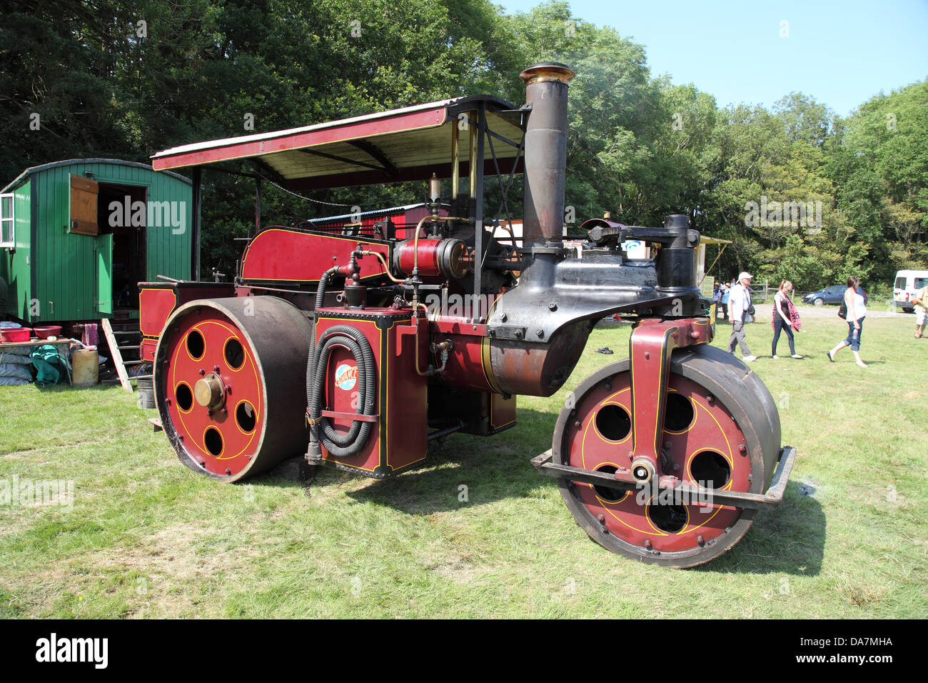 Advance Steam Roller at Wiston Steam Rally 2013 Stock Photo - Alamy