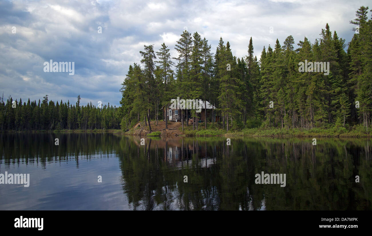 cabin in the wild Stock Photo - Alamy