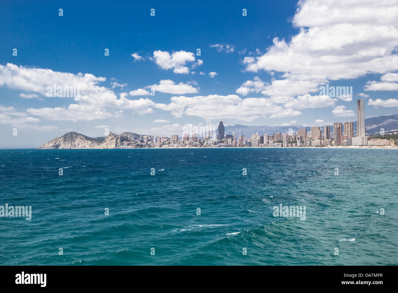 Benidorm town beach resort hi-res stock photography and images - Alamy