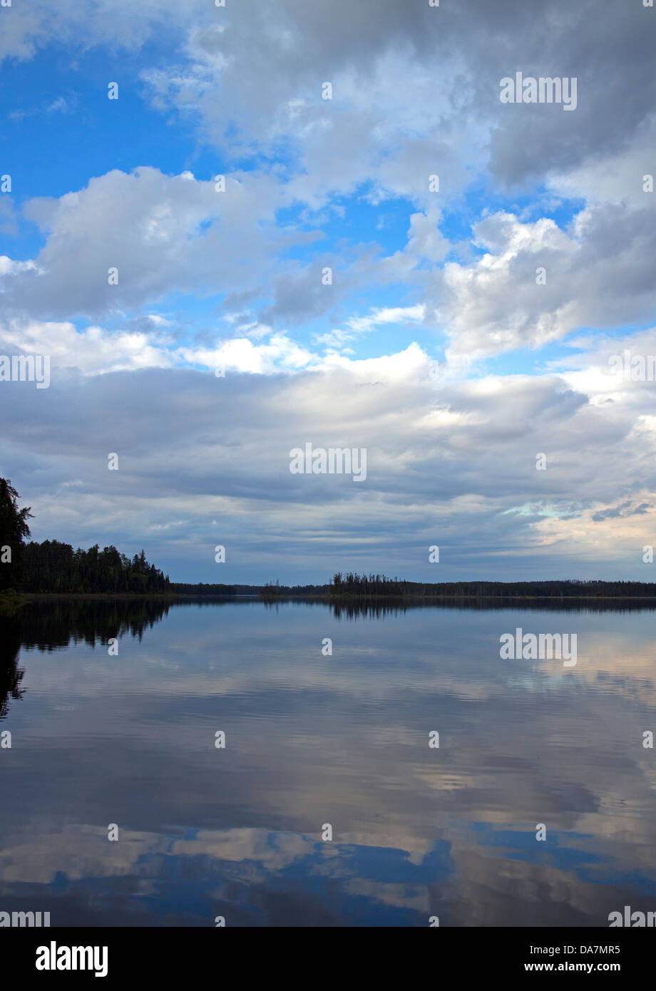 calm blue lake Stock Photo - Alamy