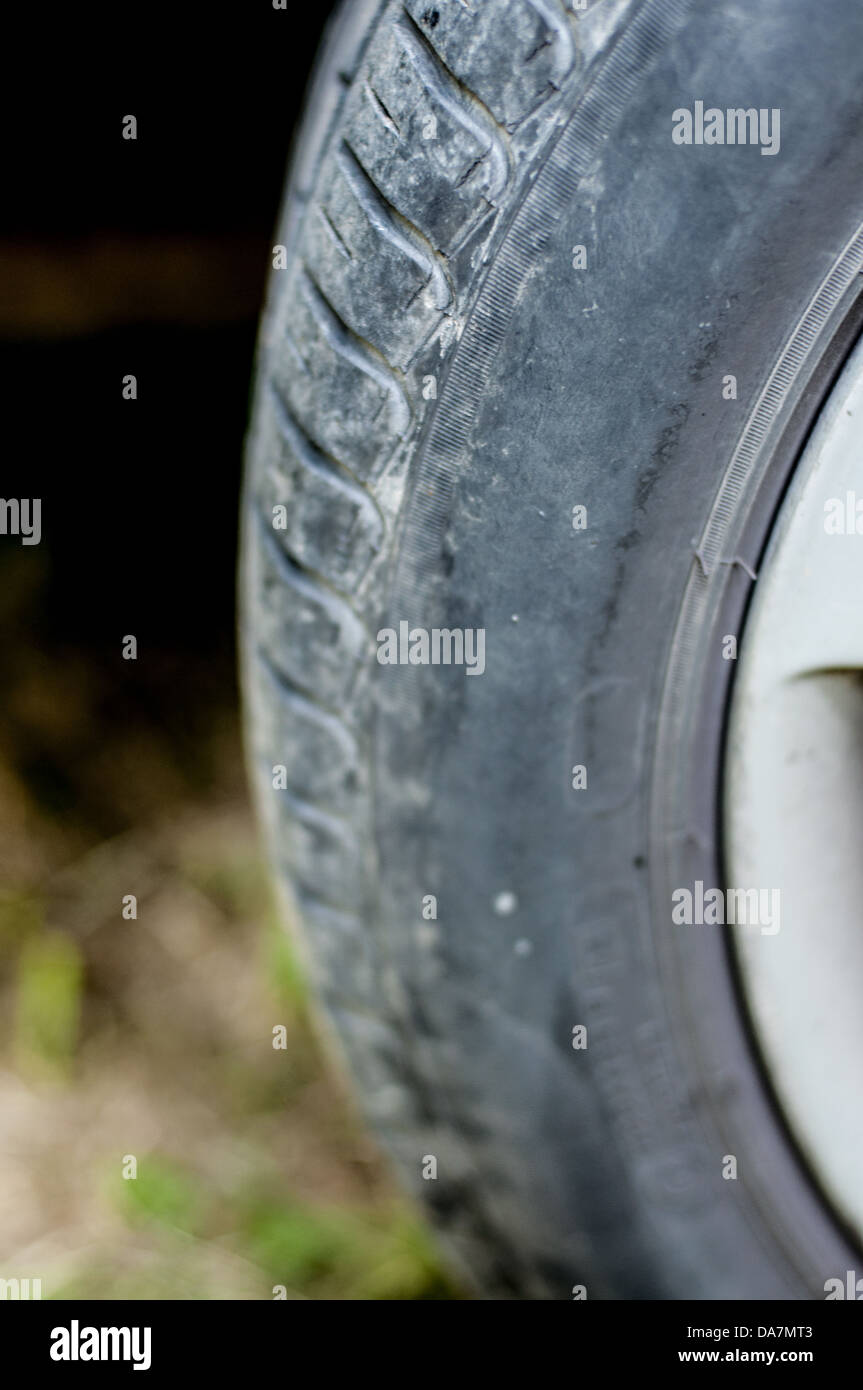 dirty car tire Stock Photo - Alamy