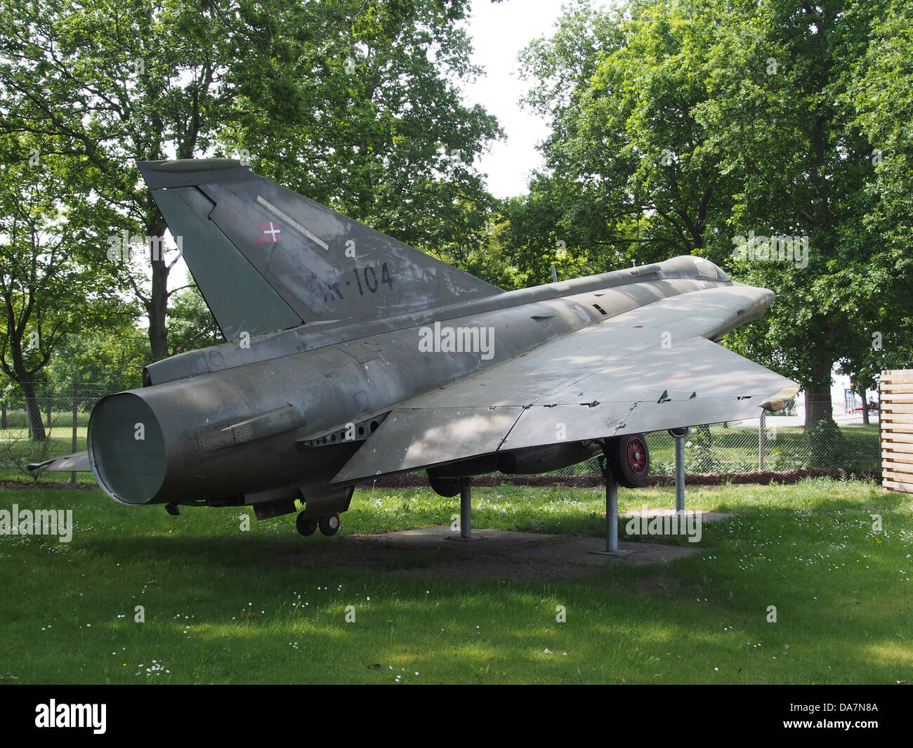 The Danish Saab Draken AR-104 is a fighter aircraft that was used by ...