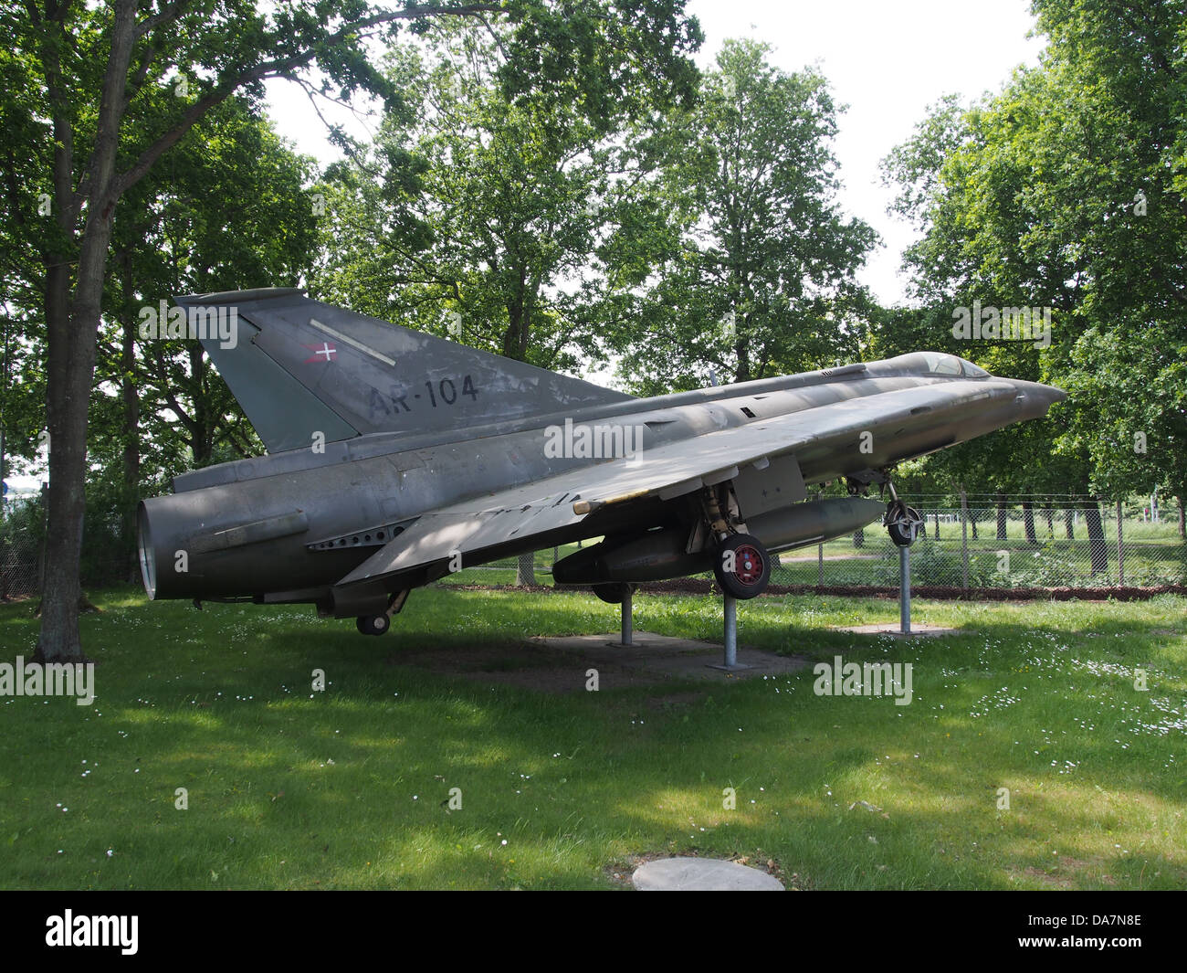The Danish Saab Draken AR-104 04191956 is a classic jet fighter used by ...