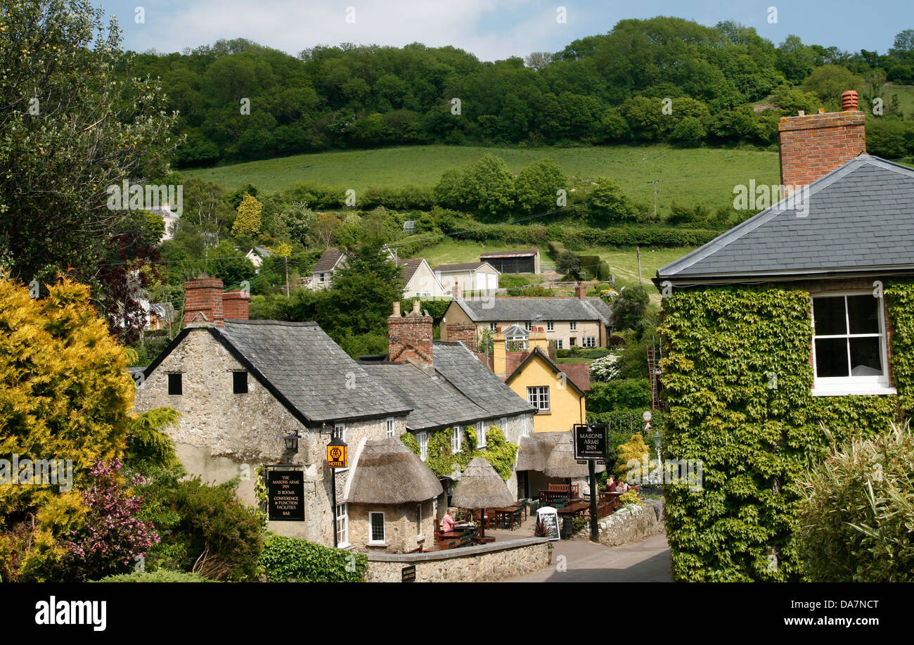 Branscombe Village Devon England UK Stock Photo - Alamy
