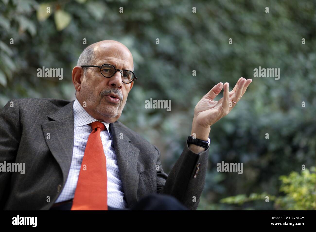 Feb. 2, 2011 - Cairo, Egypt - The Egyptian born former head of the IAEA ...
