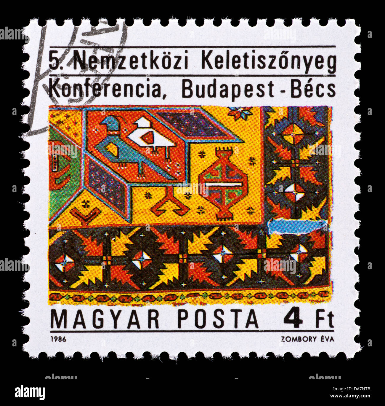 Postage stamp from Hungary depicting an Anatolia Crivelli oriental ...