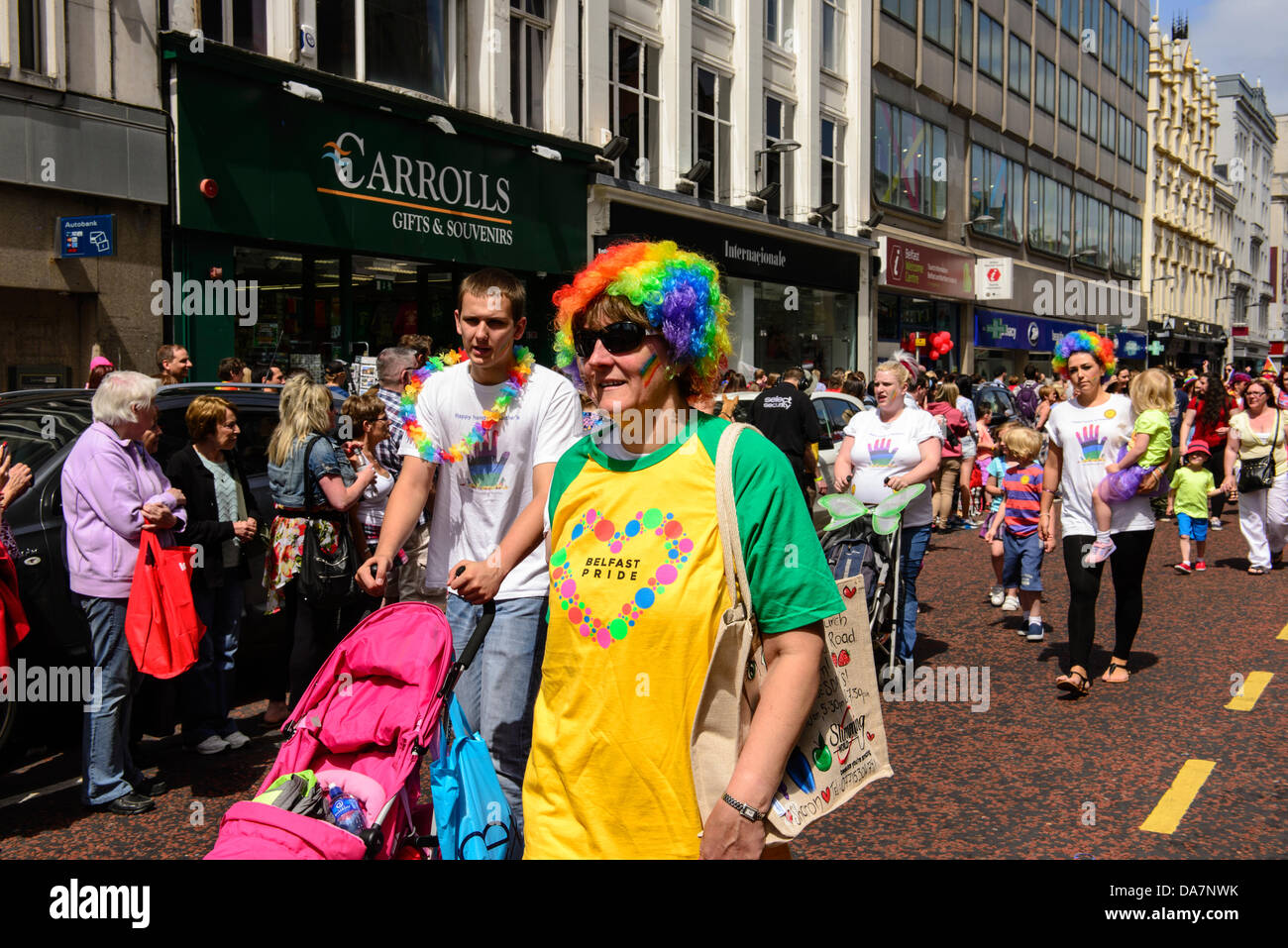 belfast gay pride nortehern ireland 2013 Stock Photo - Alamy