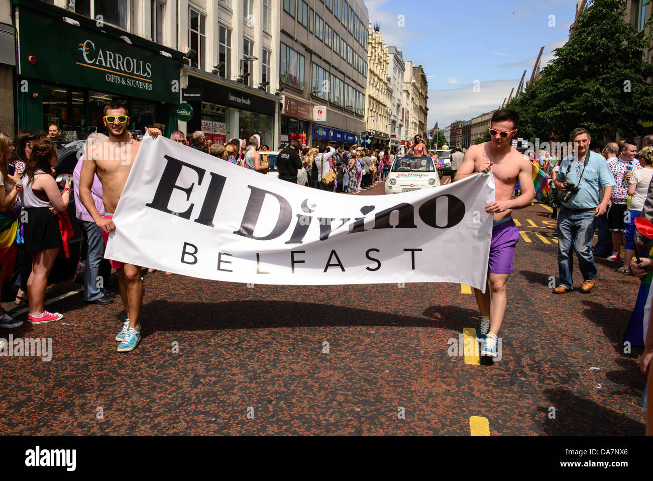 belfast gay pride nortehern ireland 2013 Stock Photo - Alamy