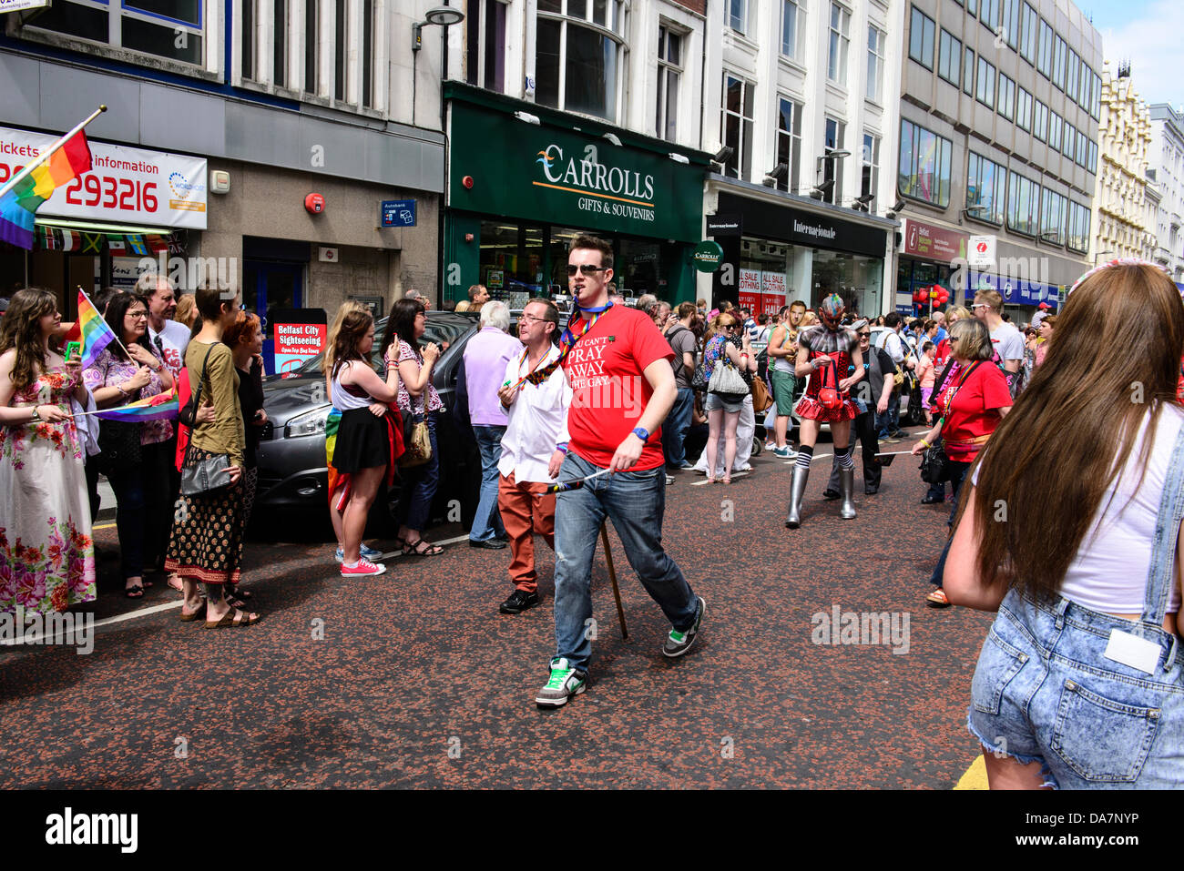 belfast gay pride nortehern ireland 2013 Stock Photo - Alamy