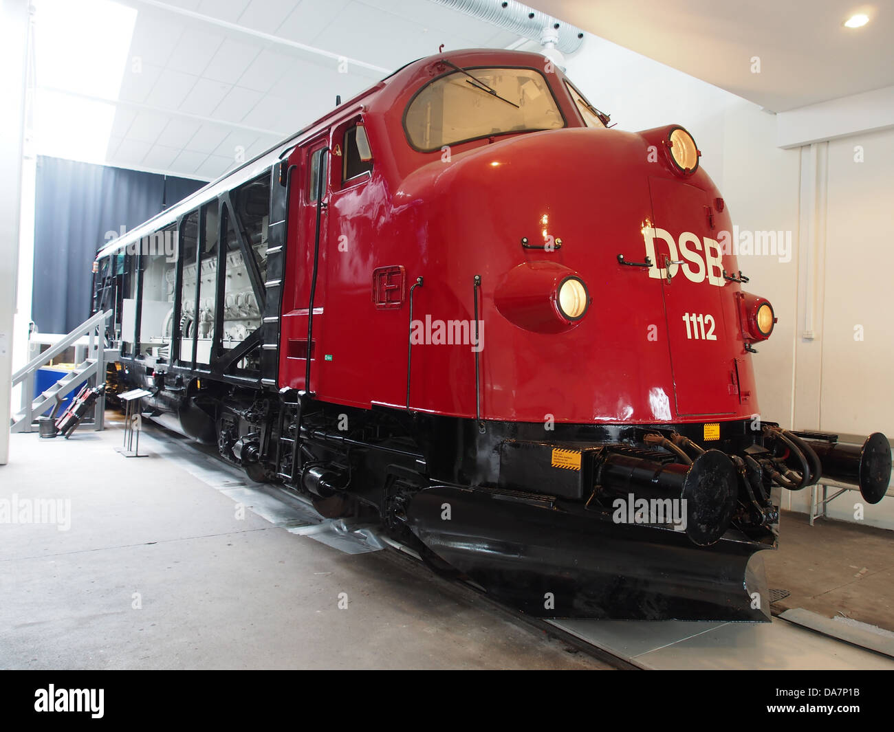The DSB 1112, a NOHAB diesel locomotive, is a significant example of ...