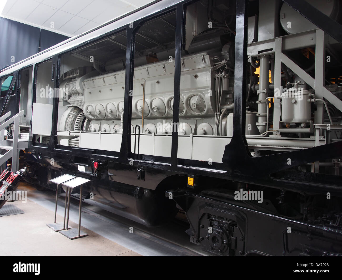 The DSB 1112, a NOHAB diesel locomotive, operated by the Danish State ...