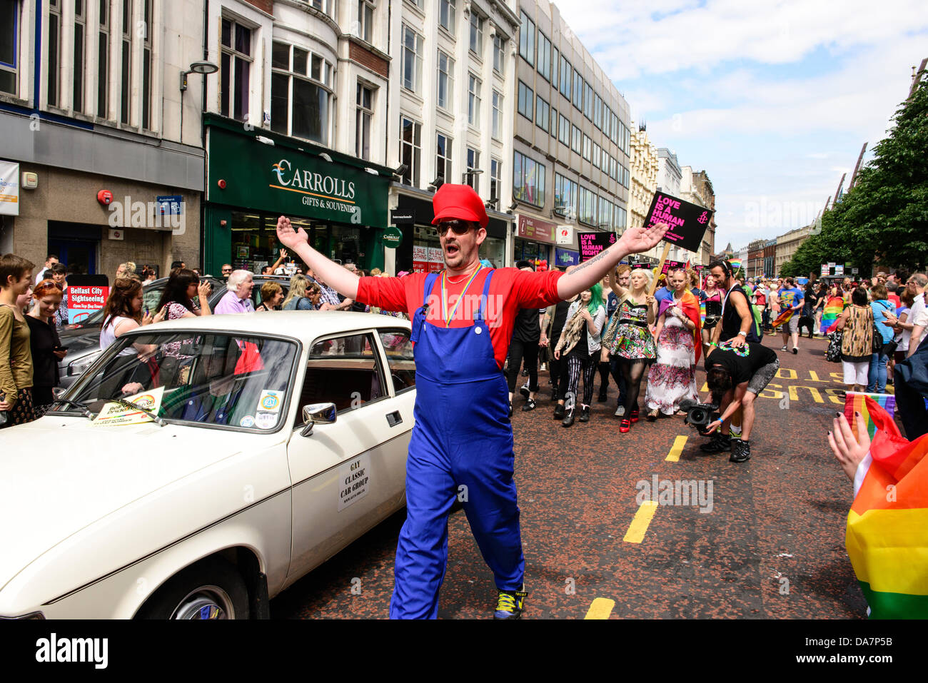 belfast gay pride nortehern ireland 2013 Stock Photo - Alamy