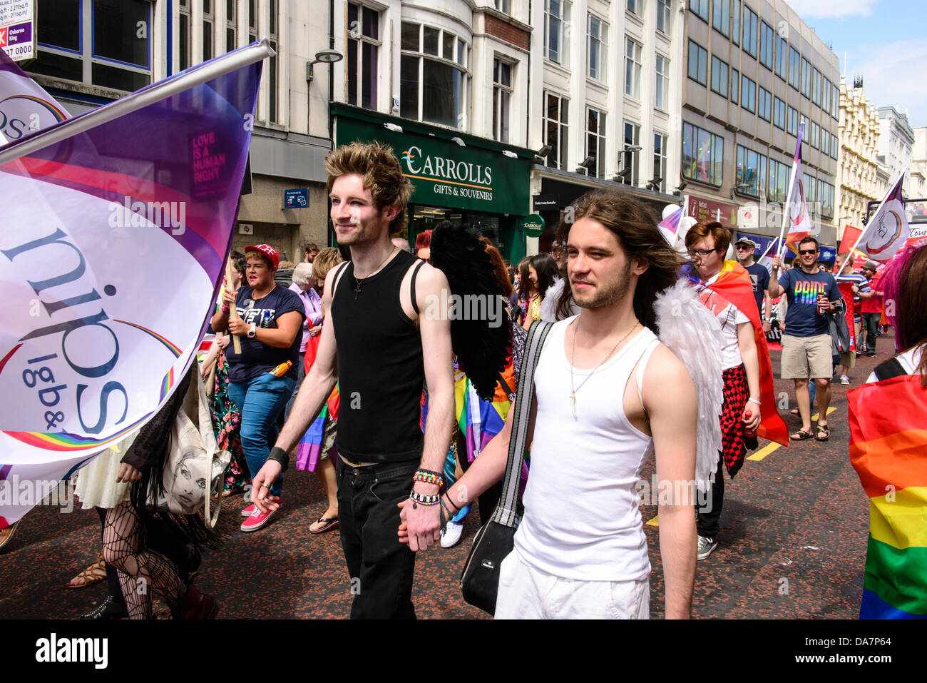 belfast gay pride nortehern ireland 2013 Stock Photo - Alamy