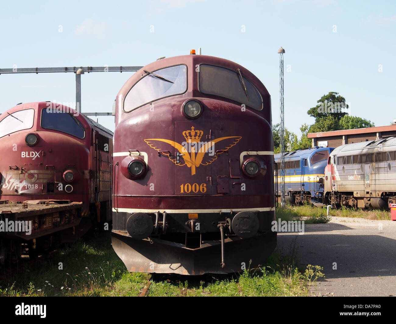 The DSB Locomotive Mx1006 is a powerful diesel-electric train used for ...