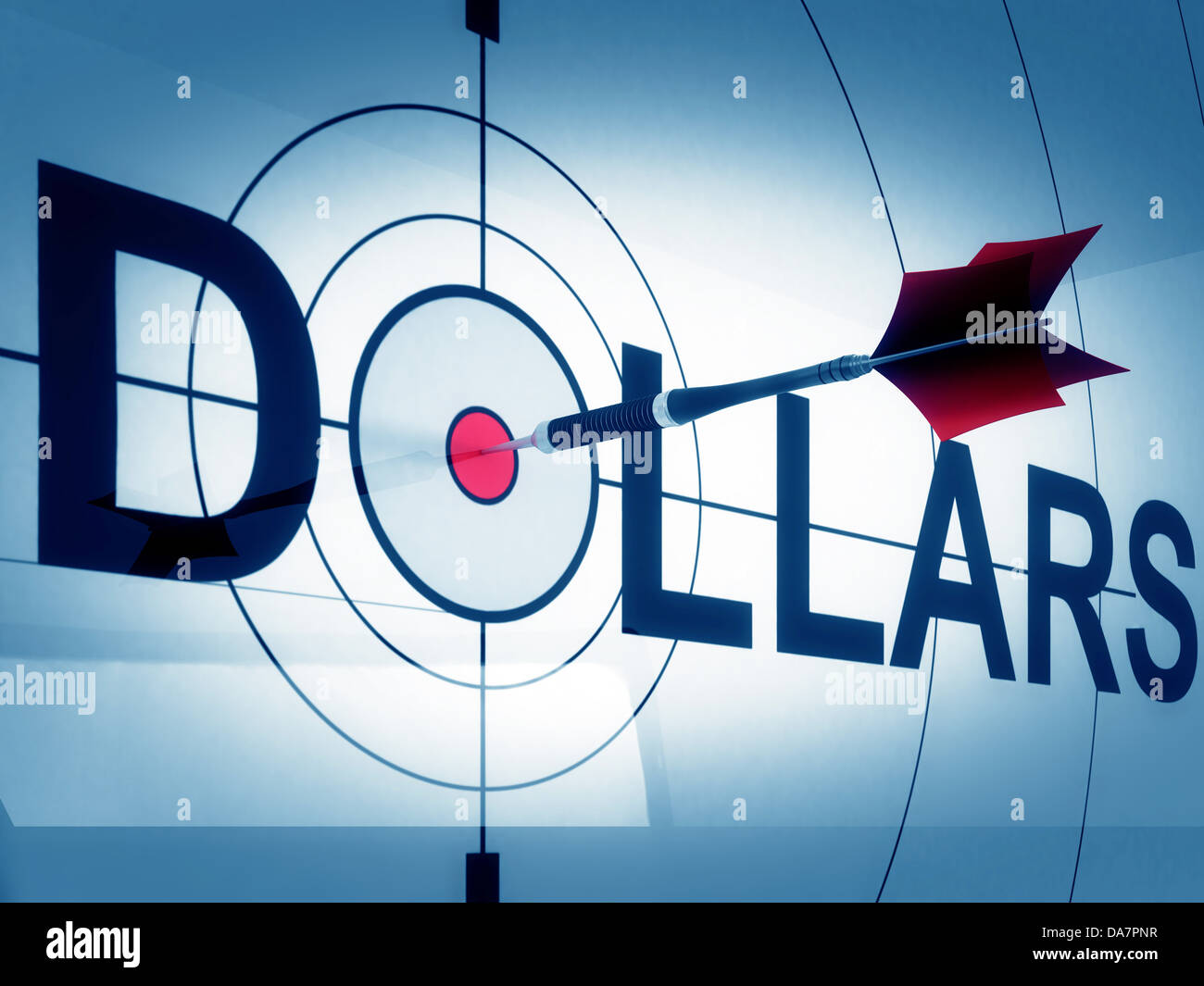 Dollars Meaning Money Or Currency In Usa Stock Photo - Alamy