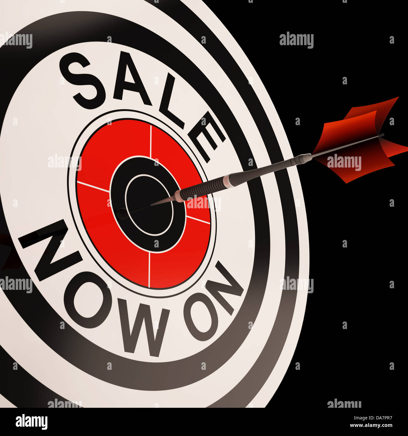 Sale Now On Showing Price Reduction Advertisement Stock Photo - Alamy