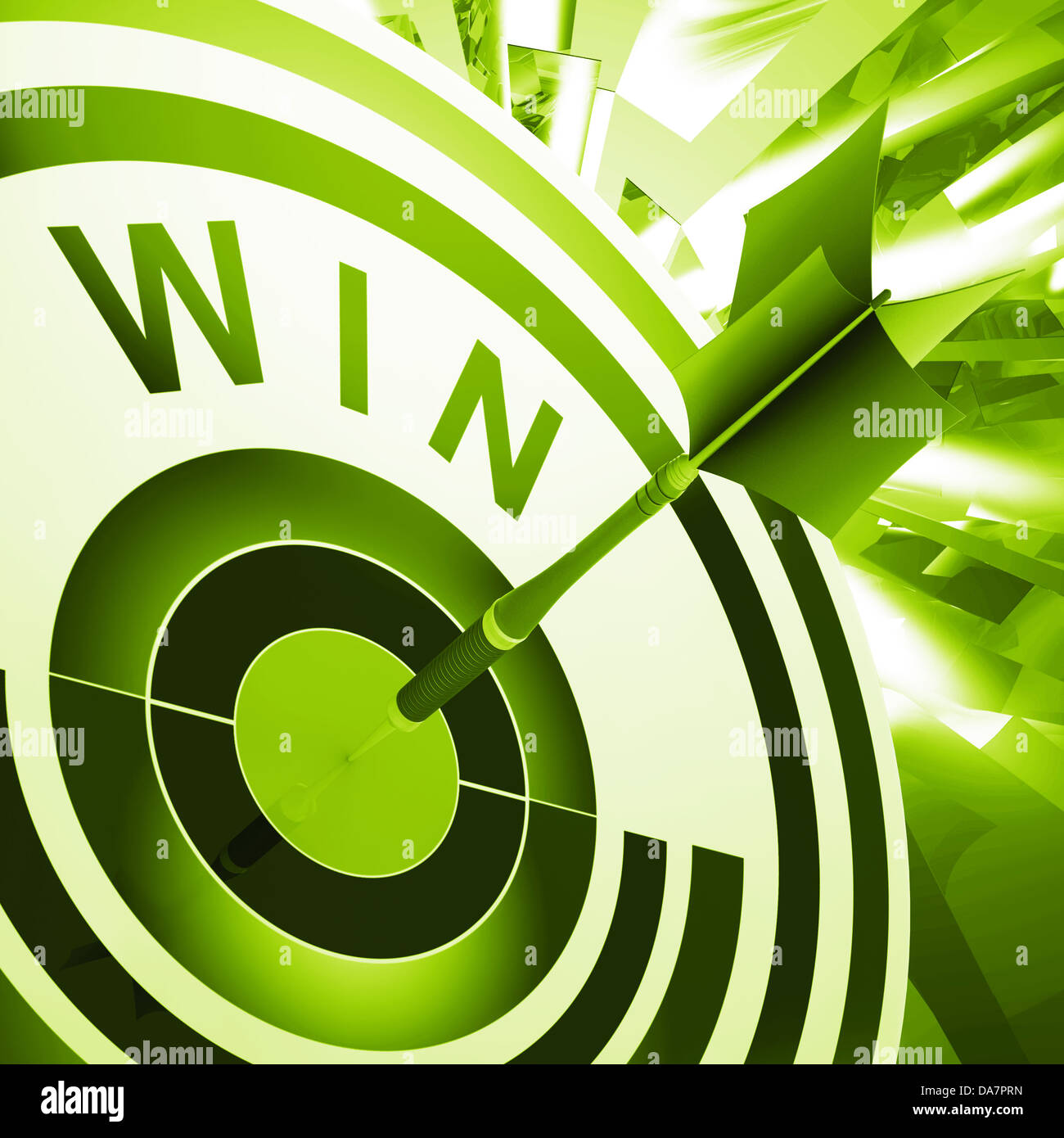 Win Target Meaning Successes Winner, Progress And Victory Stock Photo ...