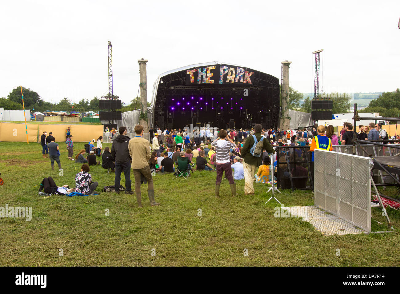 The Park Stage at the Glastonbury Festival 2013 Stock Photo - Alamy