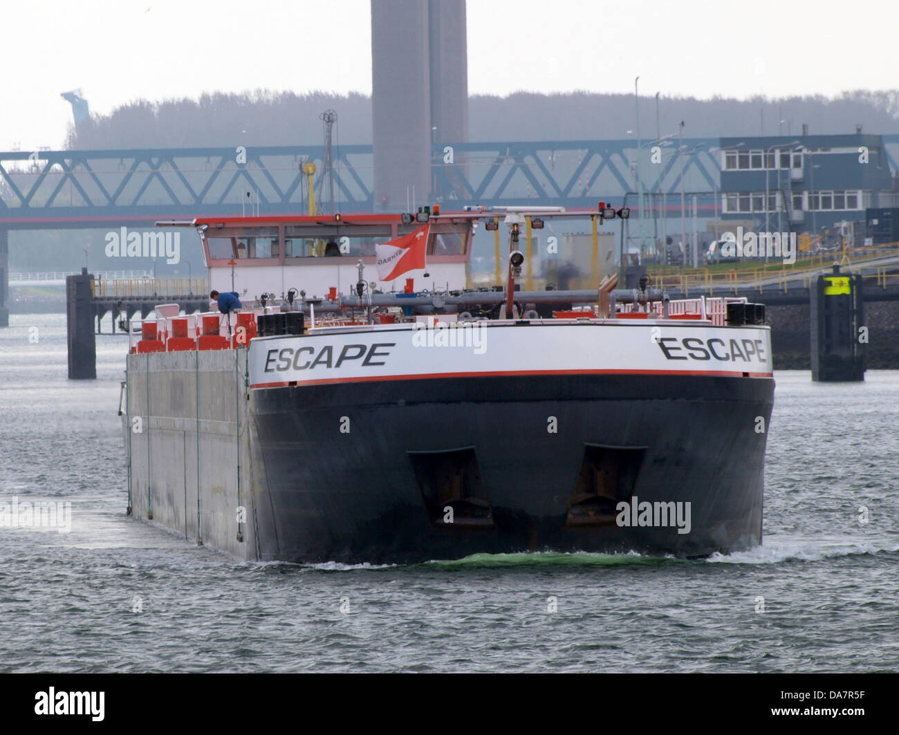 The 'Escape' vessel, identified by ENI 02326988, is a cargo ship ...