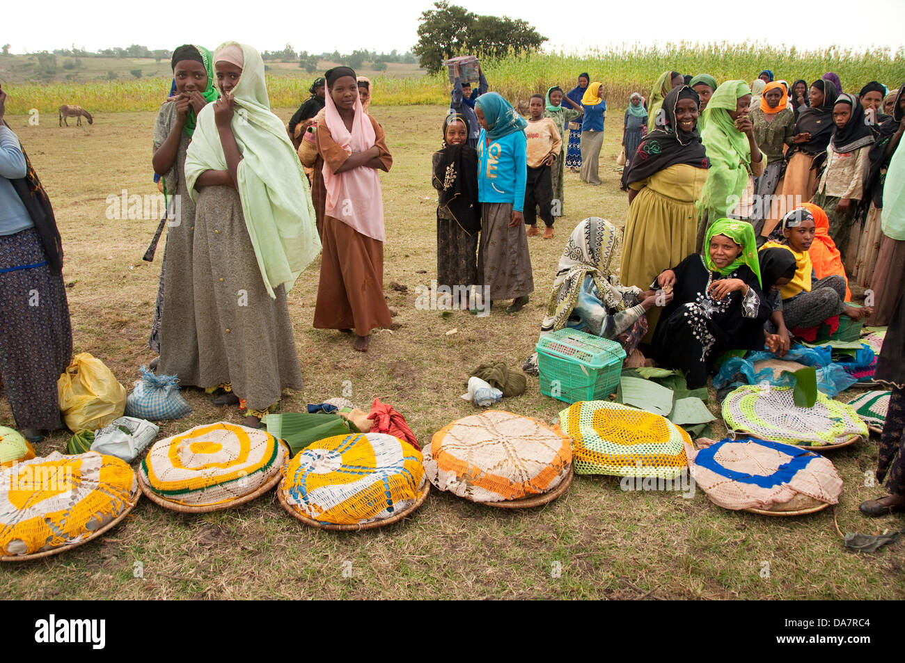 Muslim women at Welkite market, Ethiopia Stock Photo - Alamy