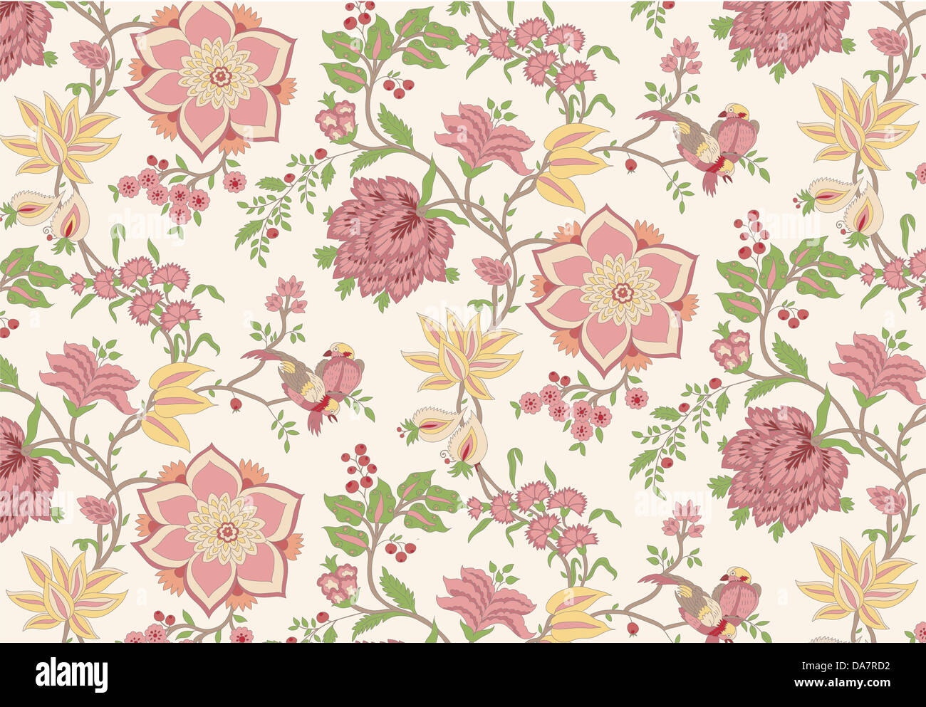Floral pattern background Stock Photo - Alamy