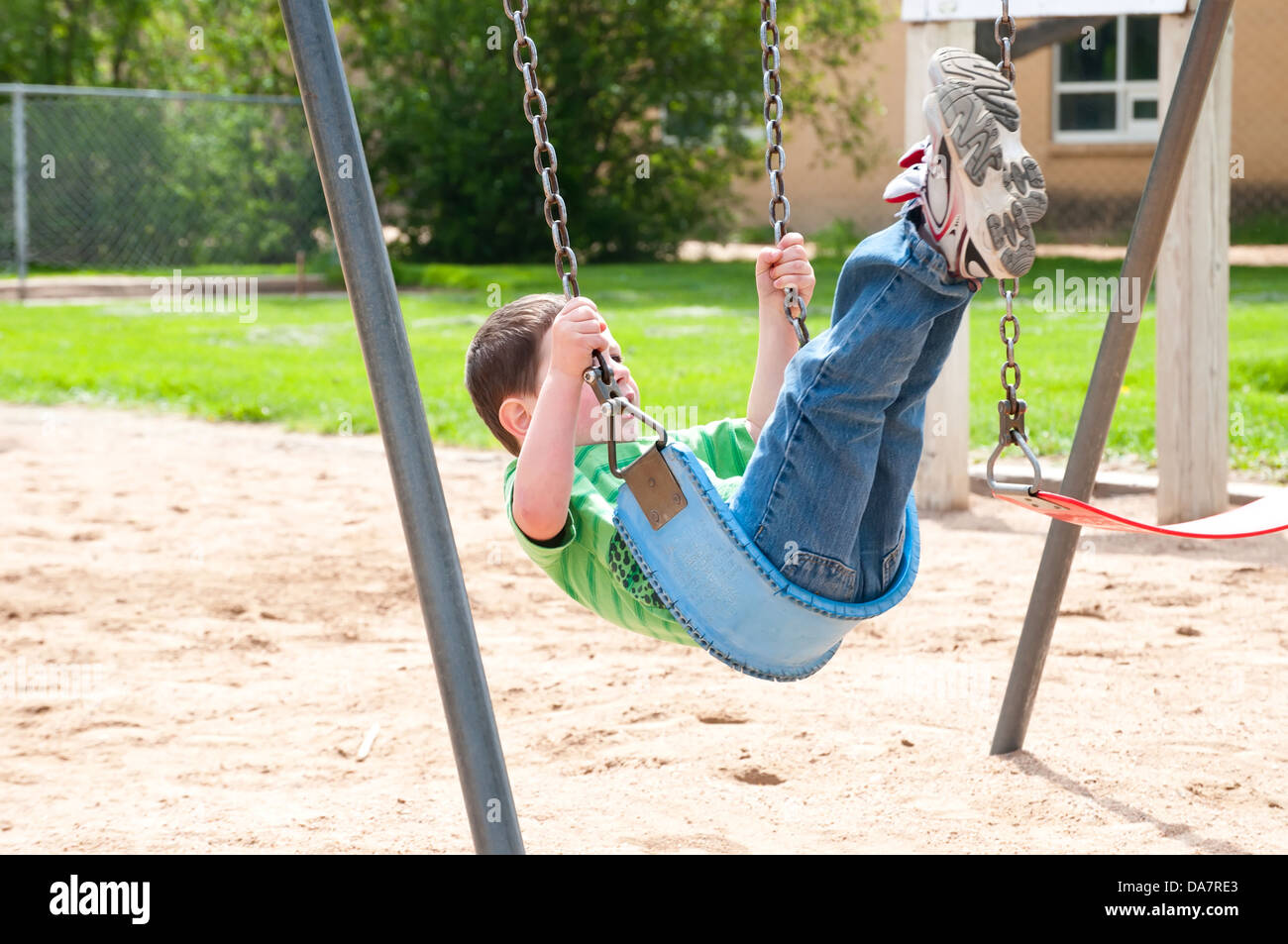 Small Caucasian boy enjoying life as a kid Stock Photo - Alamy