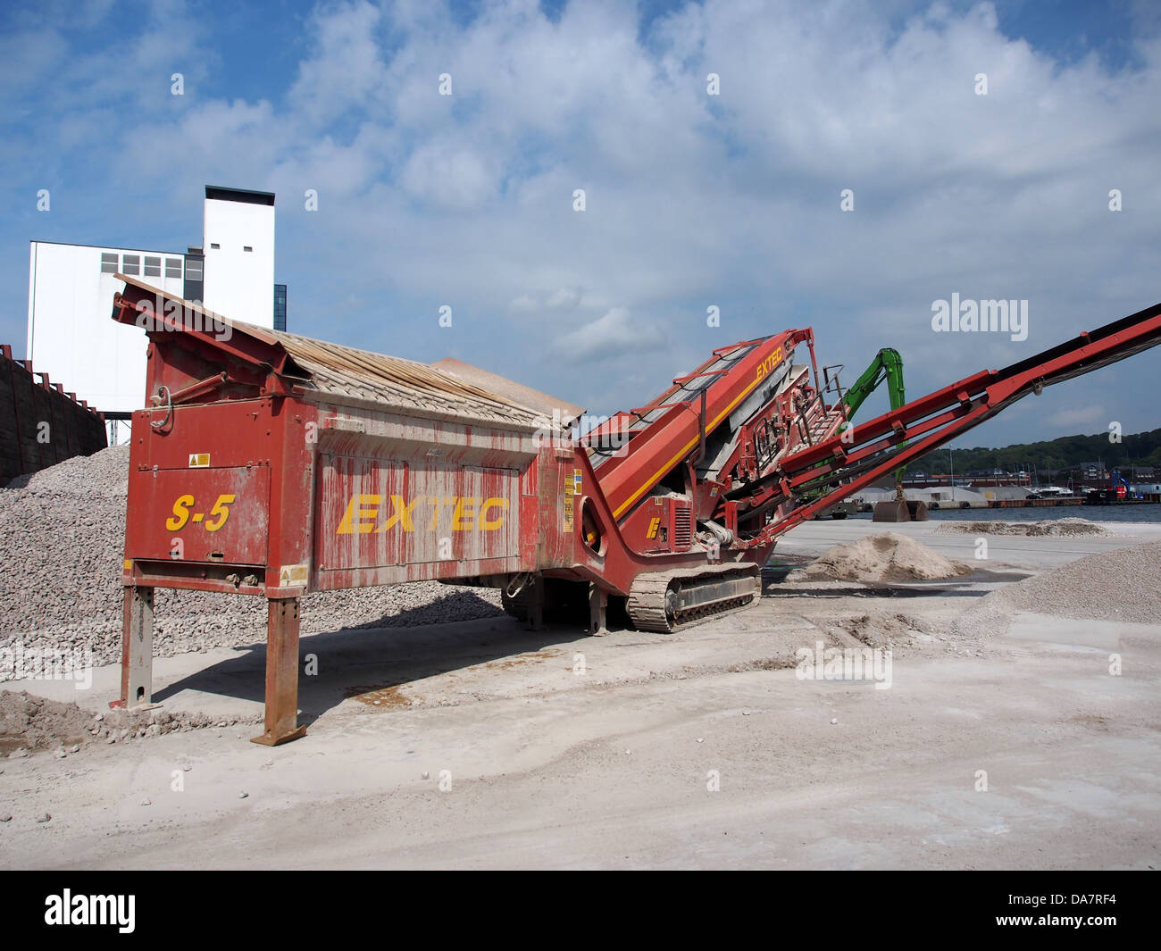 Extec S-5 at Vejle harbor, 3 Stock Photo - Alamy