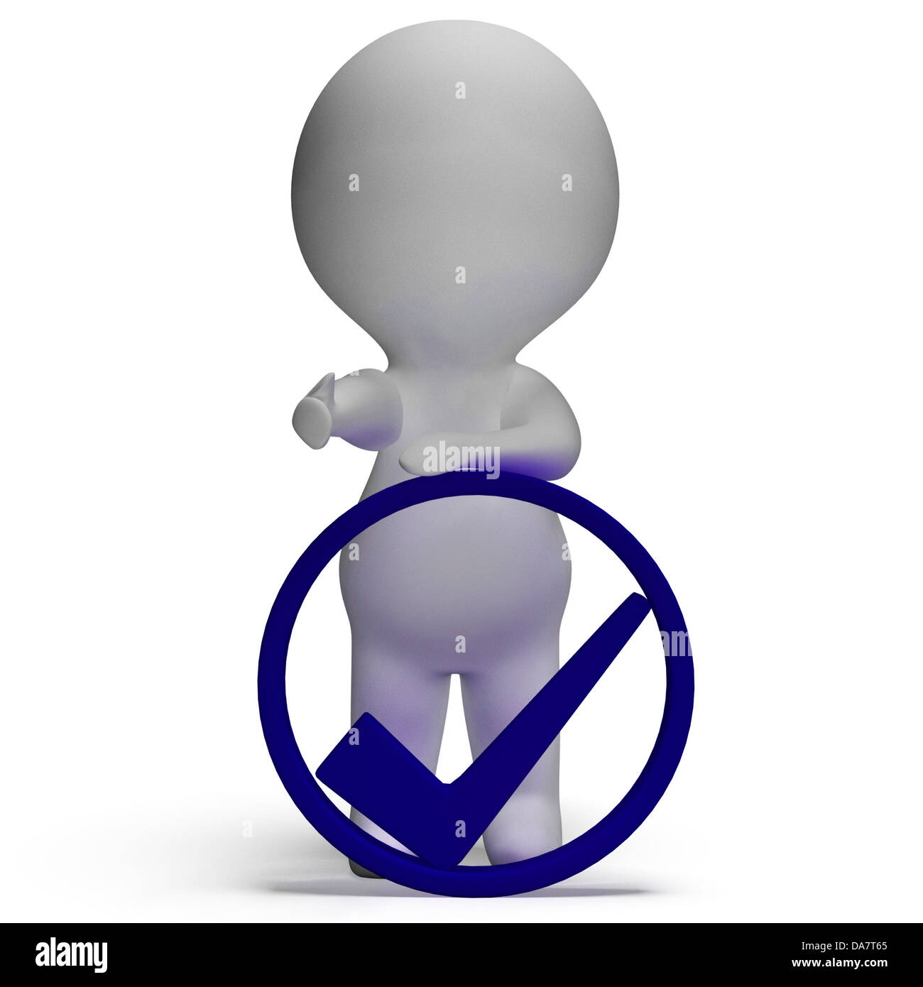 Checkbox Or Check Box Showing Approval Or Checked Stock Photo - Alamy