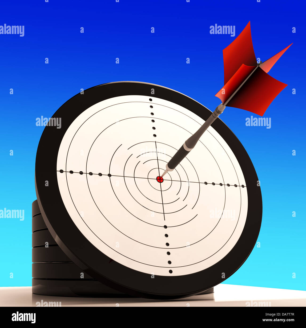 Target Showing Winning Strategy And Perfect Skill Stock Photo - Alamy