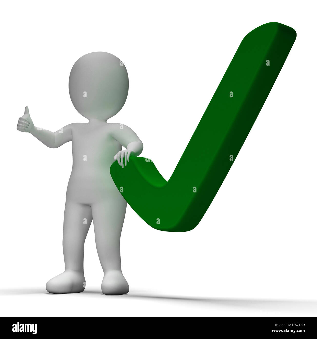 Tick Or Check Sign Showing Approval Or Checked Stock Photo - Alamy