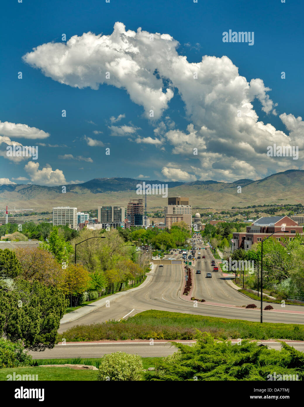 Small city of Boise Idaho famous view Stock Photo - Alamy