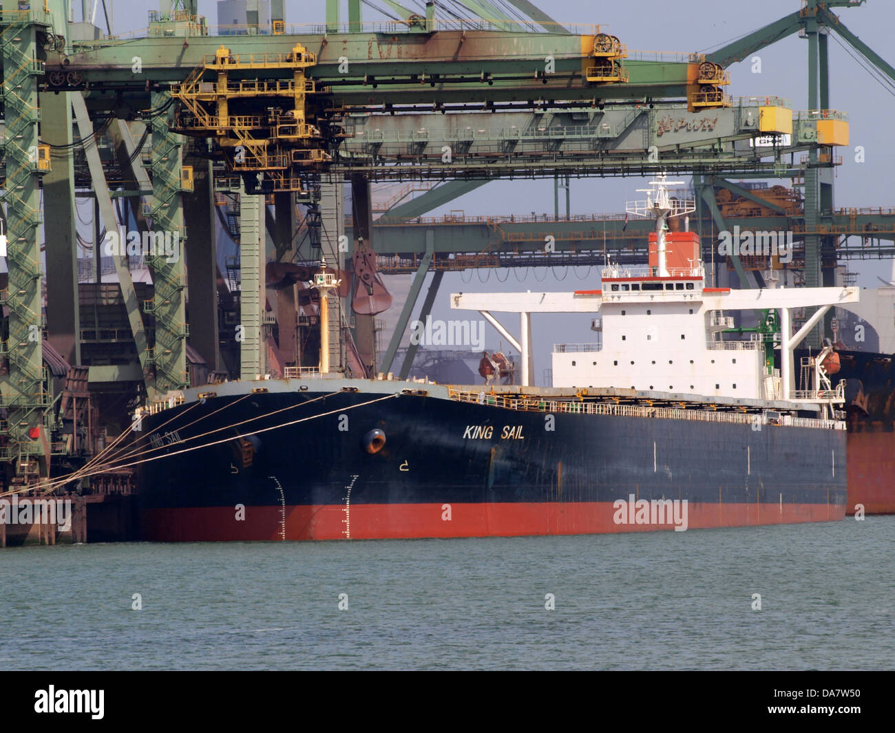 The King Sail, identified by IMO number 9258105, is a cargo ship that ...